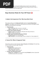 SAT Grammar Rules | PDF