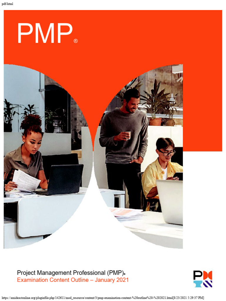 PMP Exam Content Outline 2021 | PDF | Project Management Professional ...