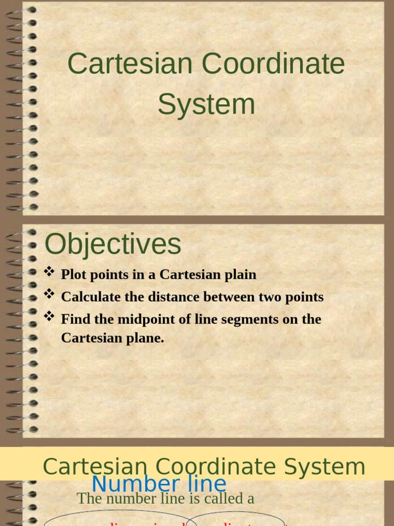 Coordinate Geometry in Daily Life | PDF | Cartesian Coordinate System ...