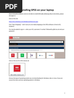 SPSS Trial Guide for UTS Students | PDF | 64 Bit Computing | Spss