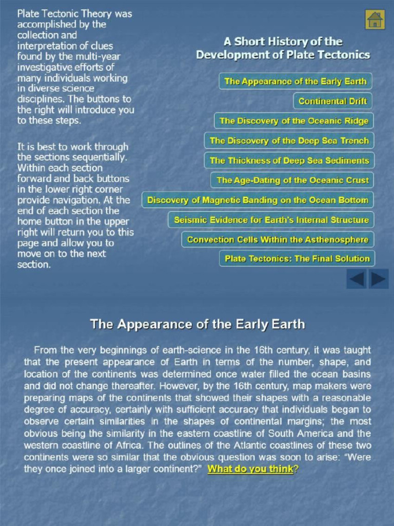 A Short History of The Development of Plate Tectonics - 20241121 ...
