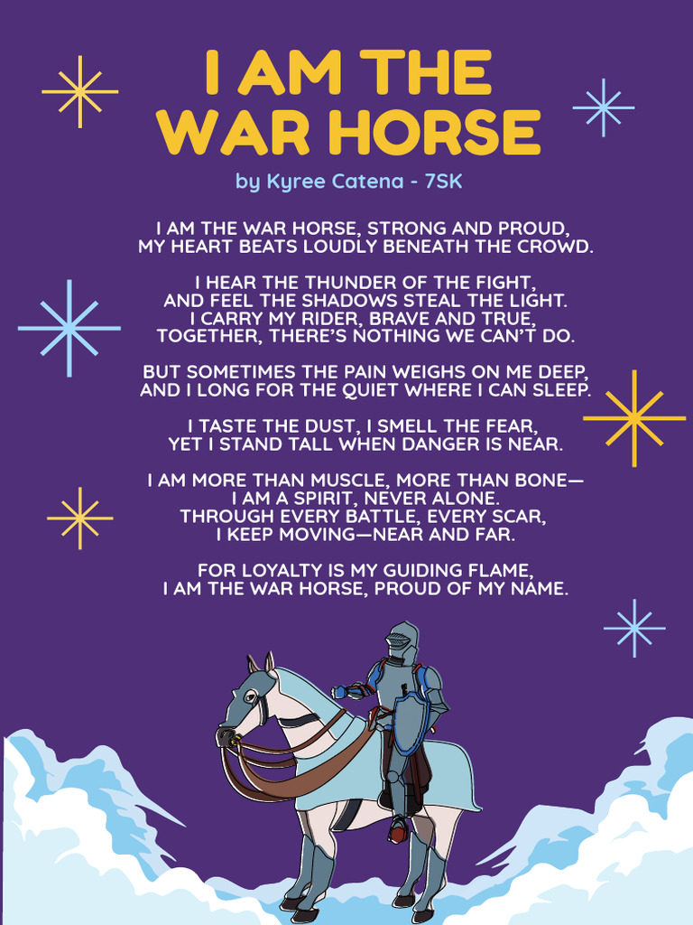 I Am The War Horse - by Kyree Catena 7SK | PDF