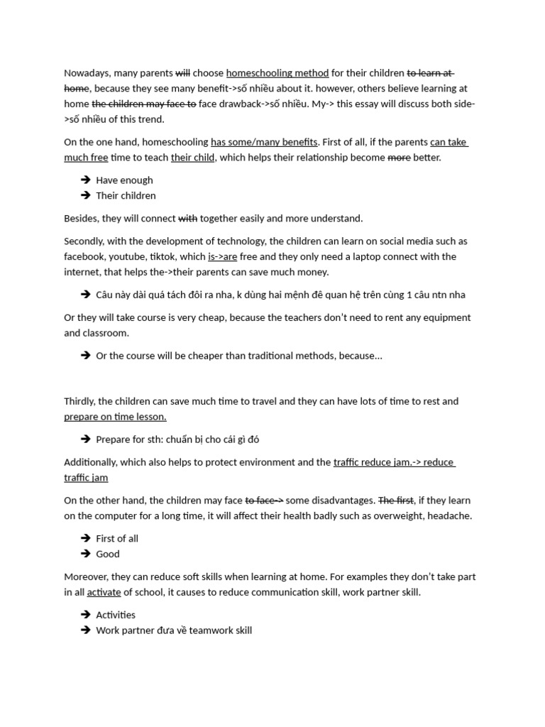 Homeschooling: Benefits and Drawbacks | PDF