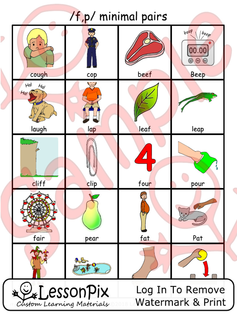 F, P +Minimal+Pairs-material 6114832 | PDF