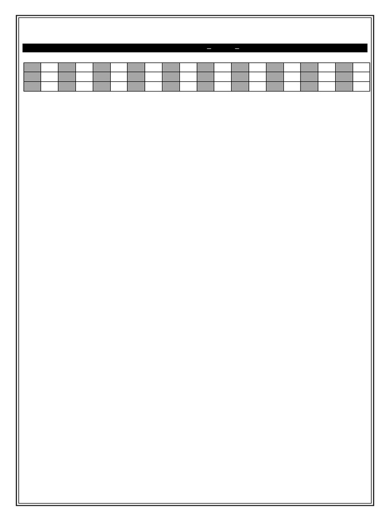 Units & Measurements Test Answer Key | PDF