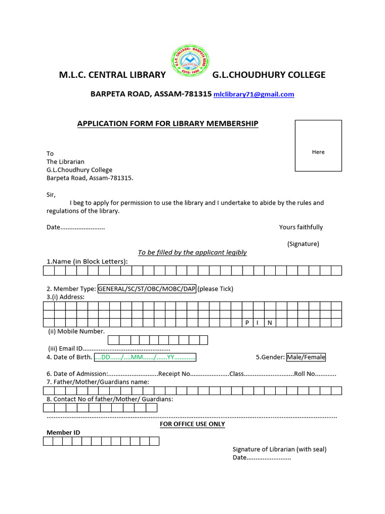 Library Membership Form | PDF | Chess Theory | Chess