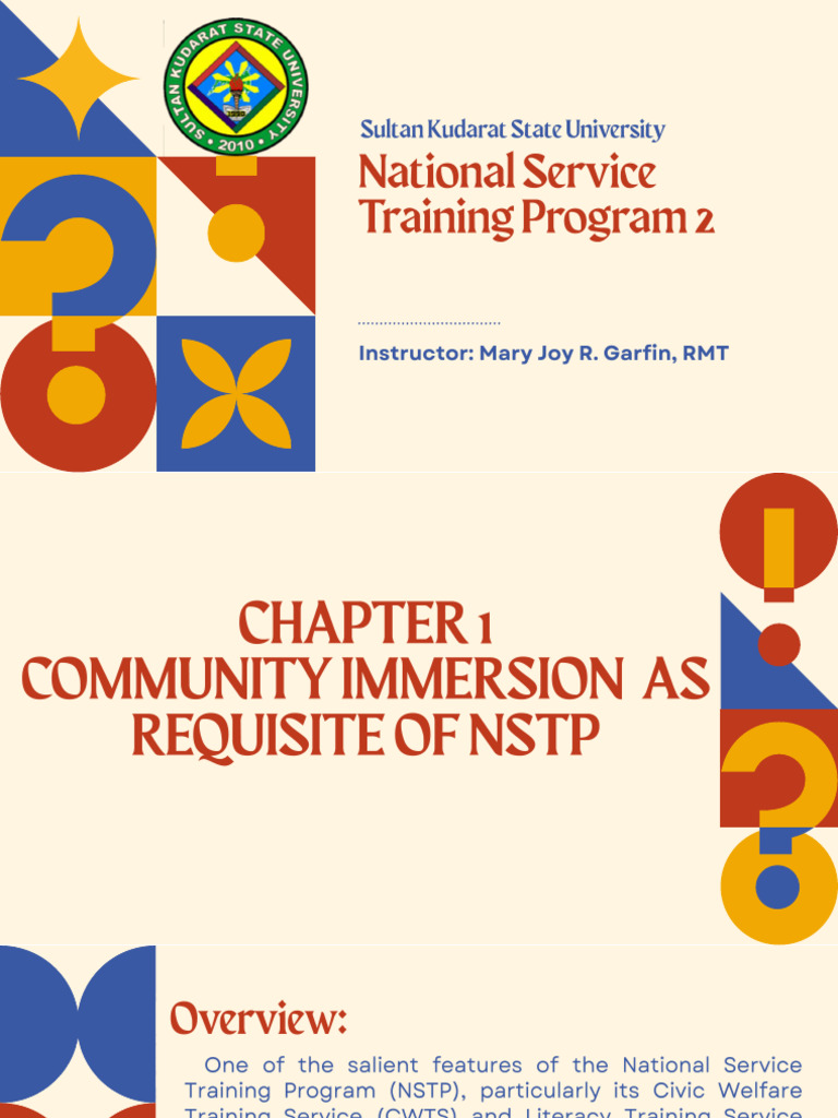 NSTP 2 Module Chapter 1 | PDF