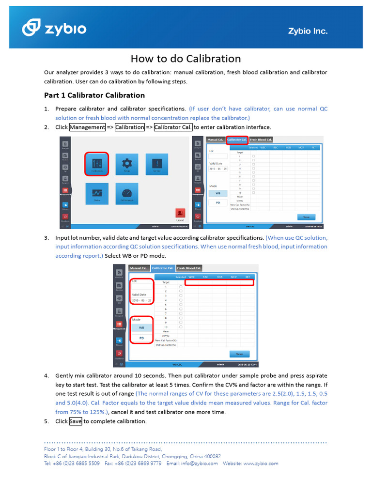 How To Do Calibration V30 | PDF | Calibration