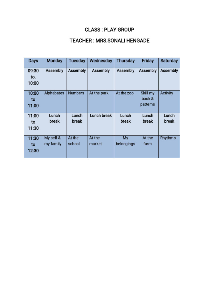 Class - Play Gr-Wps Office | PDF