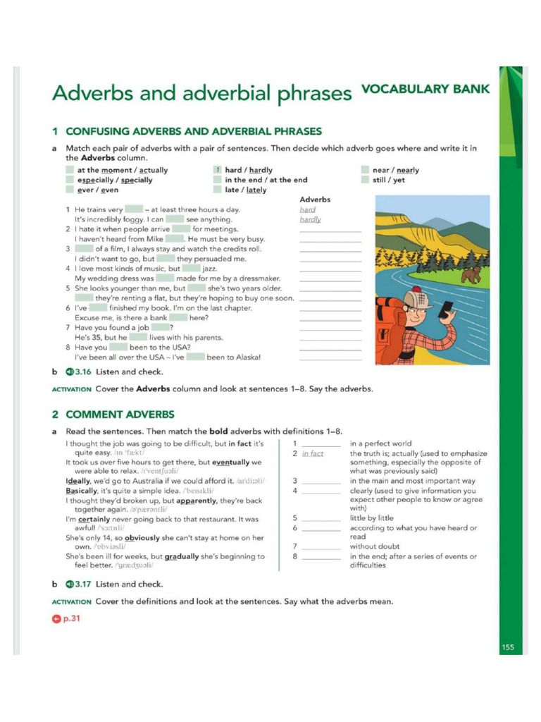 Adverbs + Verbs | PDF