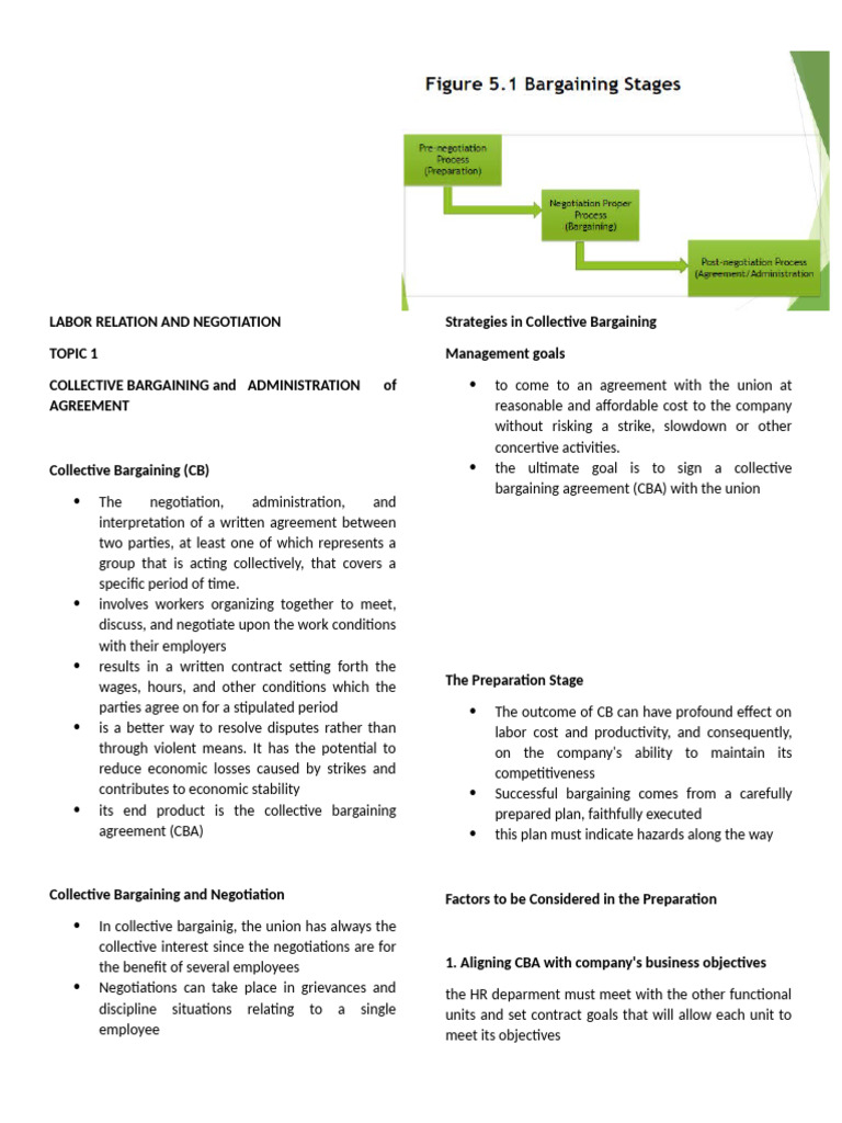 Labor Relation and Negotiation | PDF | Collective Bargaining | Negotiation