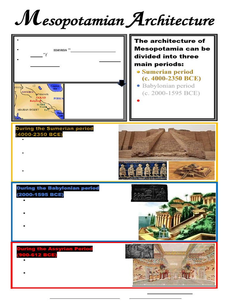 Mesopotamian Architectural Achievements | PDF | Mesopotamia | Babylon