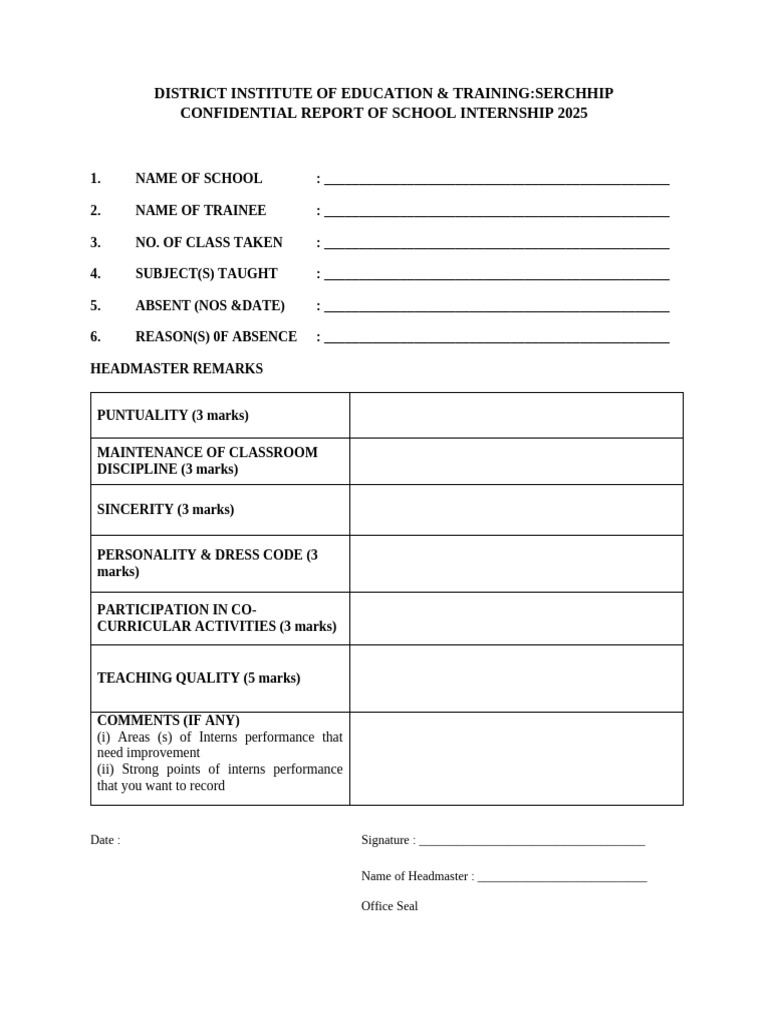 Confidential Report of Intern 2023 | PDF