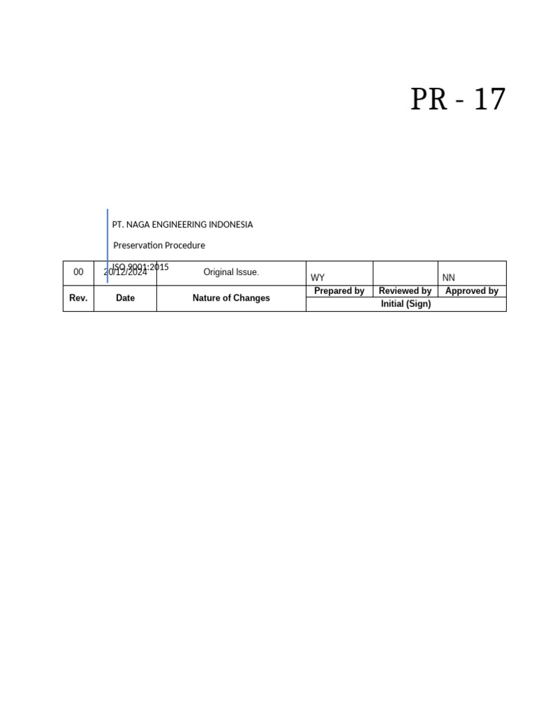 Preservation Procedure Overview | PDF | Shelf Life