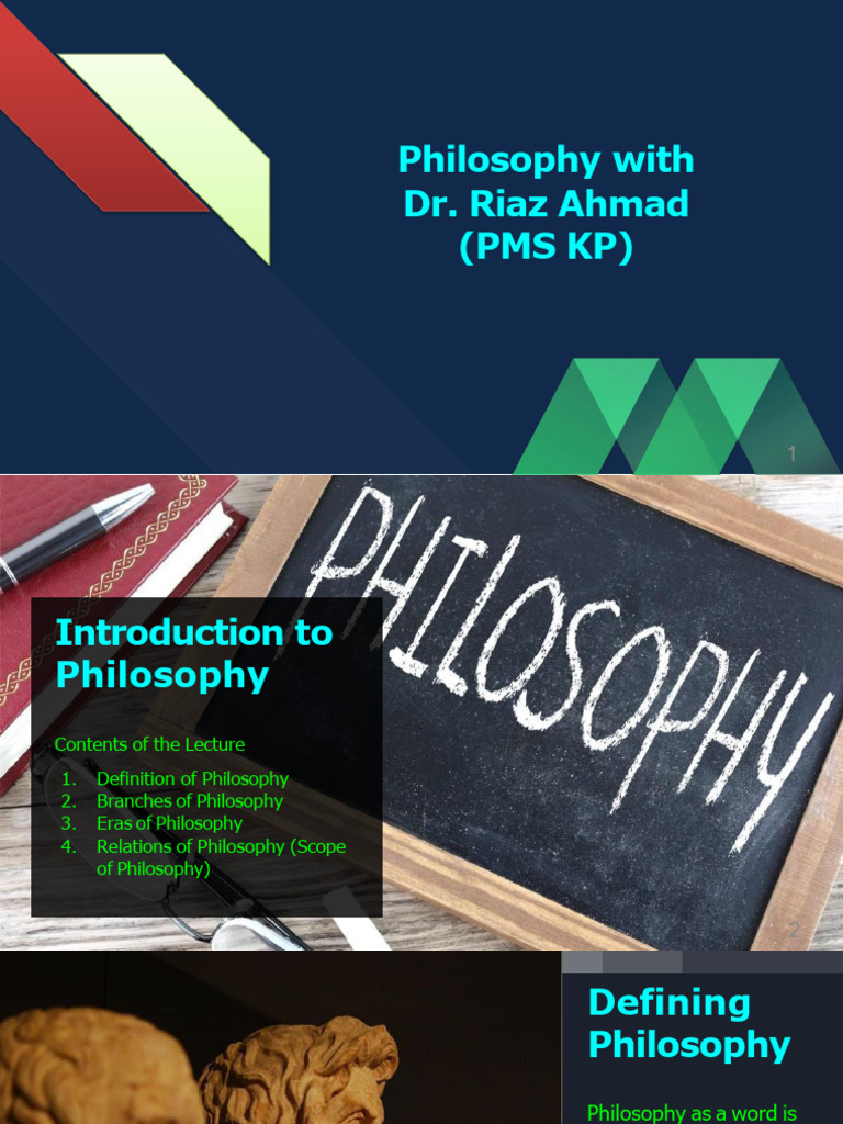Lecture 1 Introduction To Philosophy | PDF | Reason | Epistemology