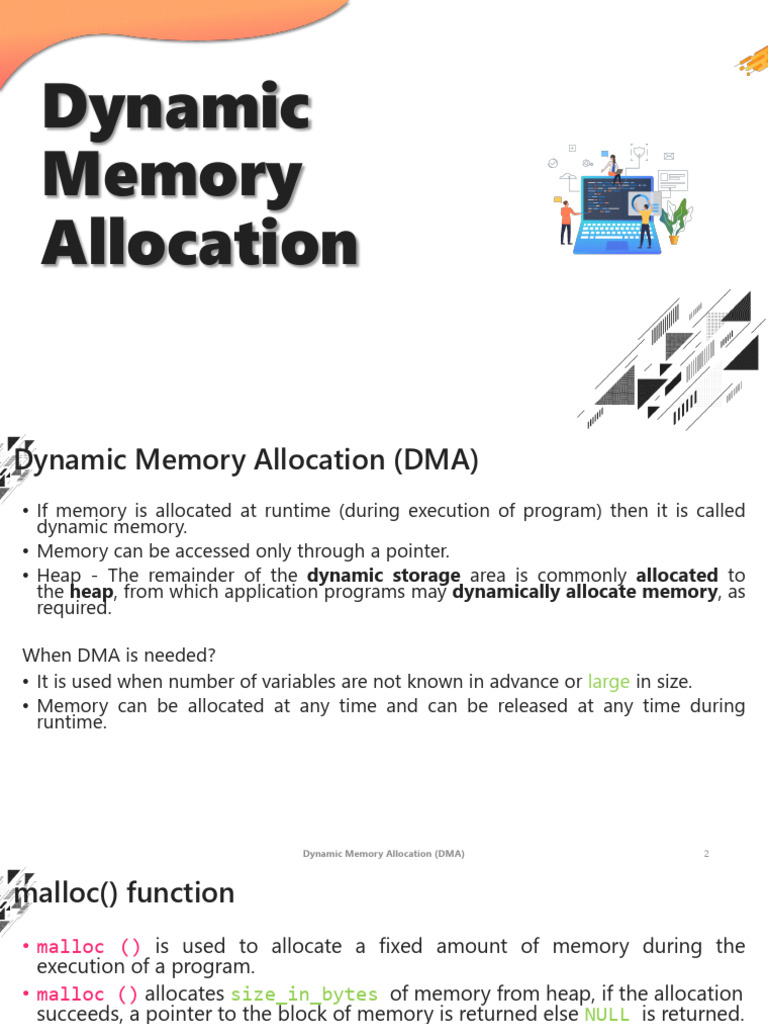 Unit-1 Dynamic Memory Allocation | PDF | Pointer (Computer Programming ...