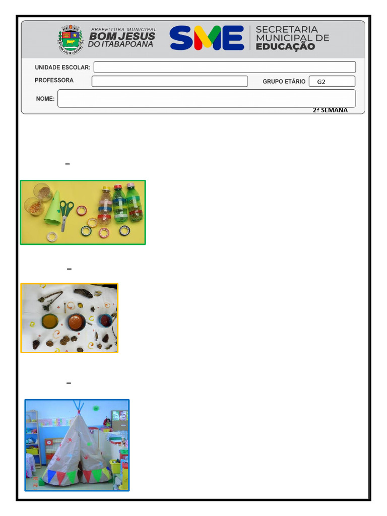 Atividades g2 2a Semana Abril 2 | PDF