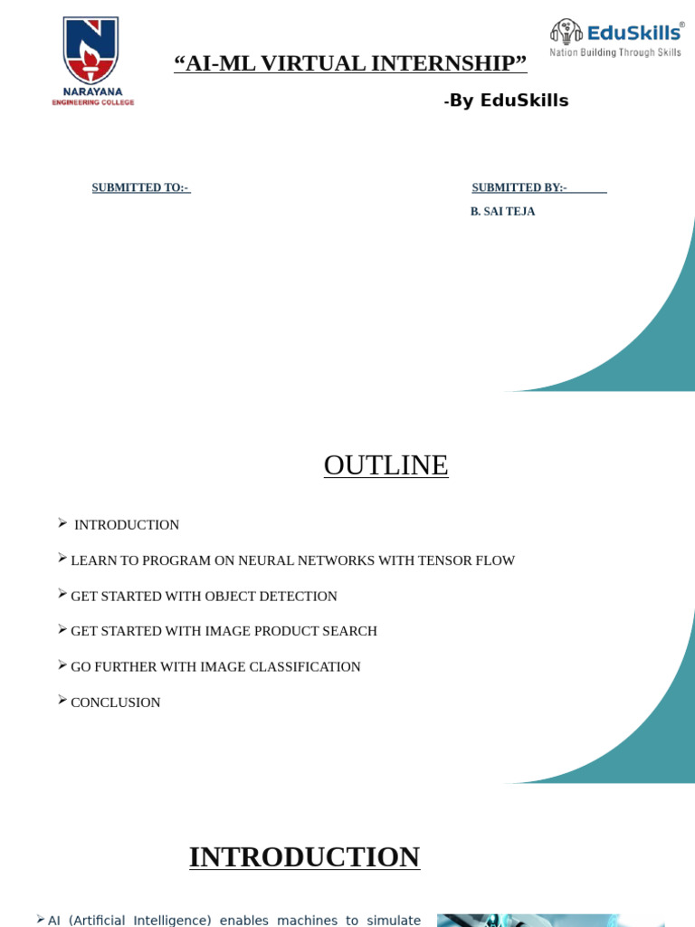 Ai-Ml Virtual Internship Monish | PDF | Machine Learning | Artificial Intelligence