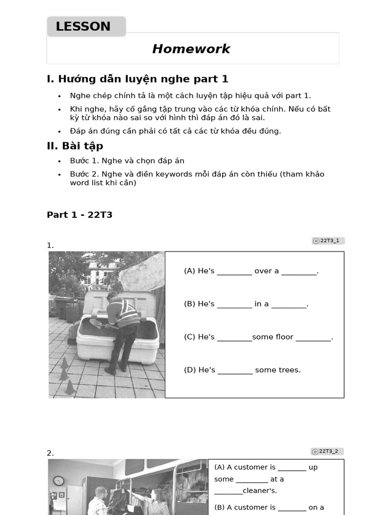 L3 Homework (Part 1 - 22T03, 22T4) | PDF