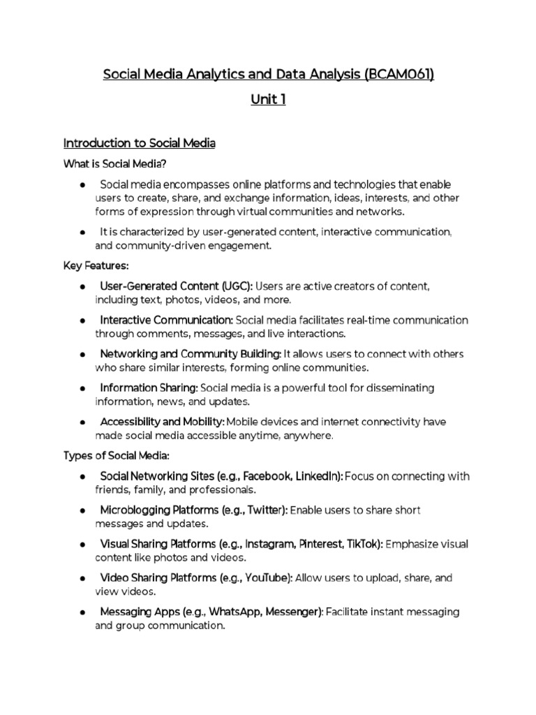 SM Unit-1 | PDF