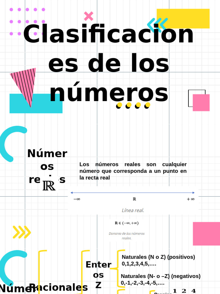 Clasificación y Localización de Números Reales | PDF | Aritmética | Números