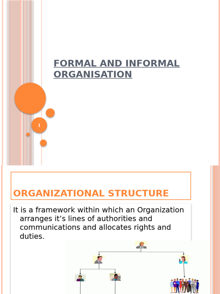 2 Formal and Informal Organisation | PDF | Organizational Structure ...