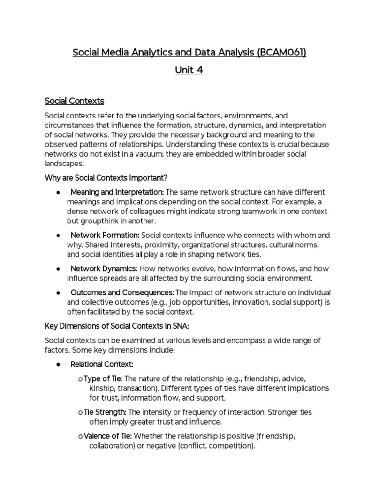 SM Unit 4 | PDF
