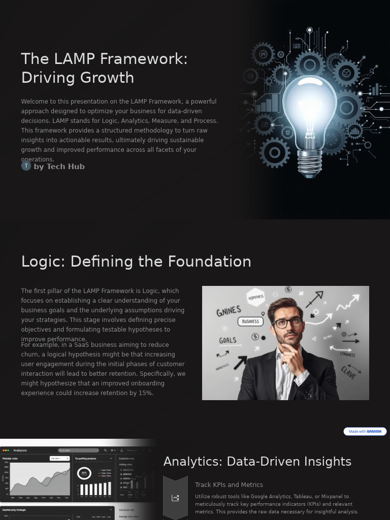 The LAMP Framework Driving Growth | PDF | Performance Indicator ...