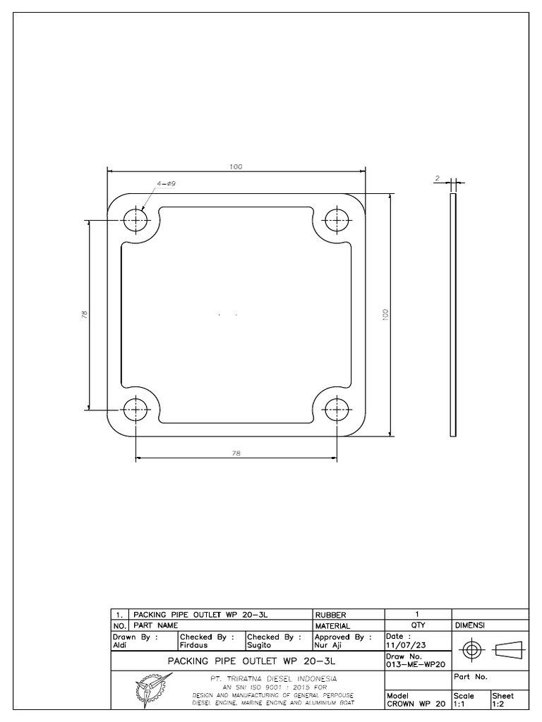 Packing Pipe Outlet WP 20-3l | PDF