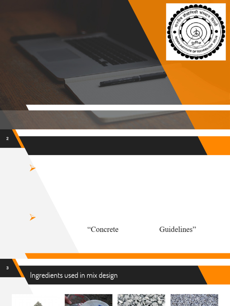 Concrete Mix Design: Dr. Supratic Gupta | PDF | Concrete | Cement