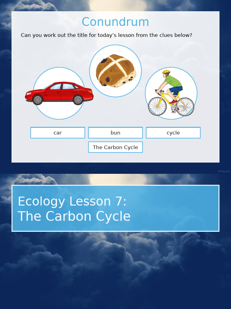 The Carbon Cycle PowerPoint | PDF | Carbon | Foods