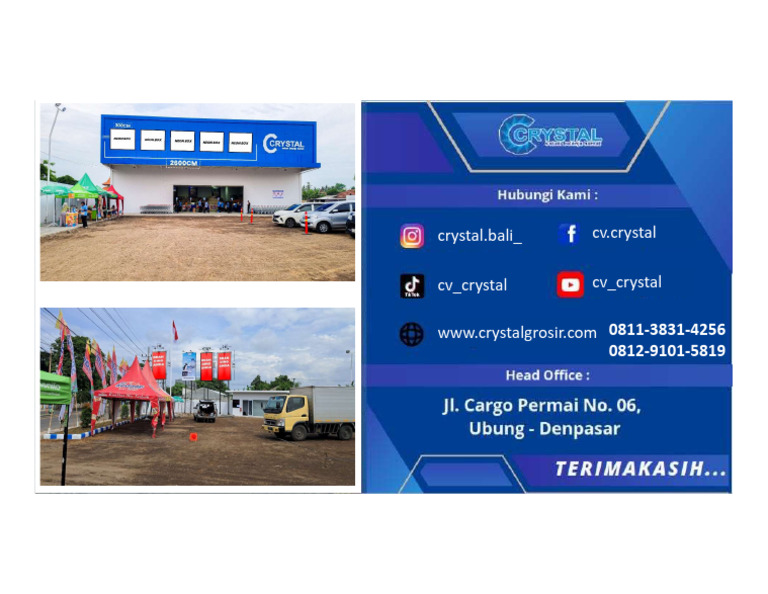 Proposal Sewa Display Crystal BWI GO-17 | PDF