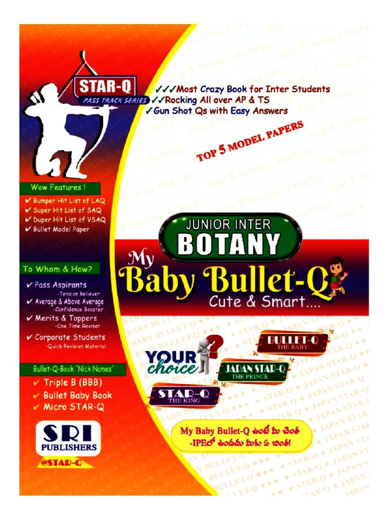 Baby Bullet - Botany - Inter 1st Year | PDF