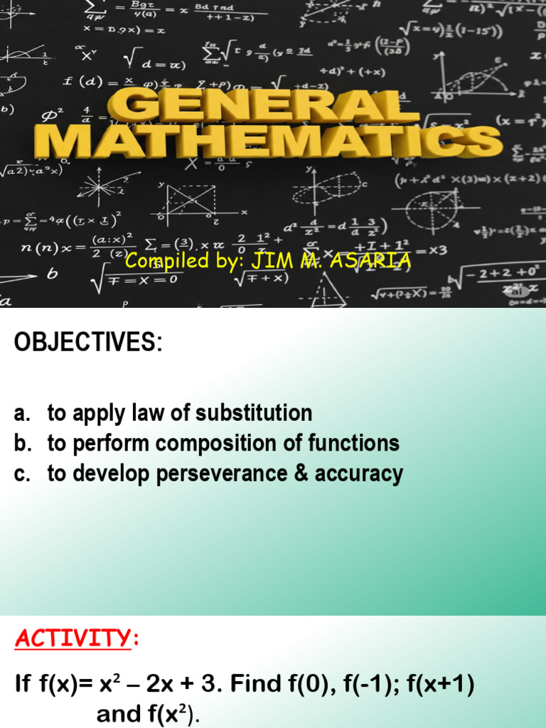 Gen Math Composition of Functions | PDF