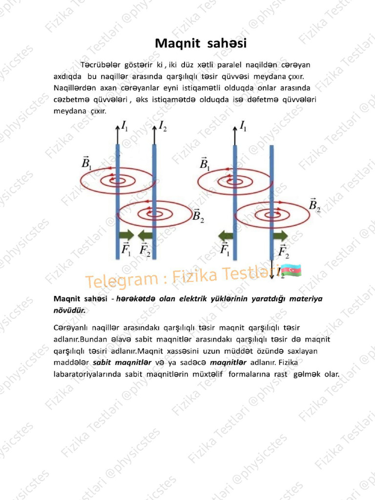 19-Maqnit Sahəsi | PDF