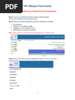VIT Bhopal Freshers Portal Guide | PDF | Password