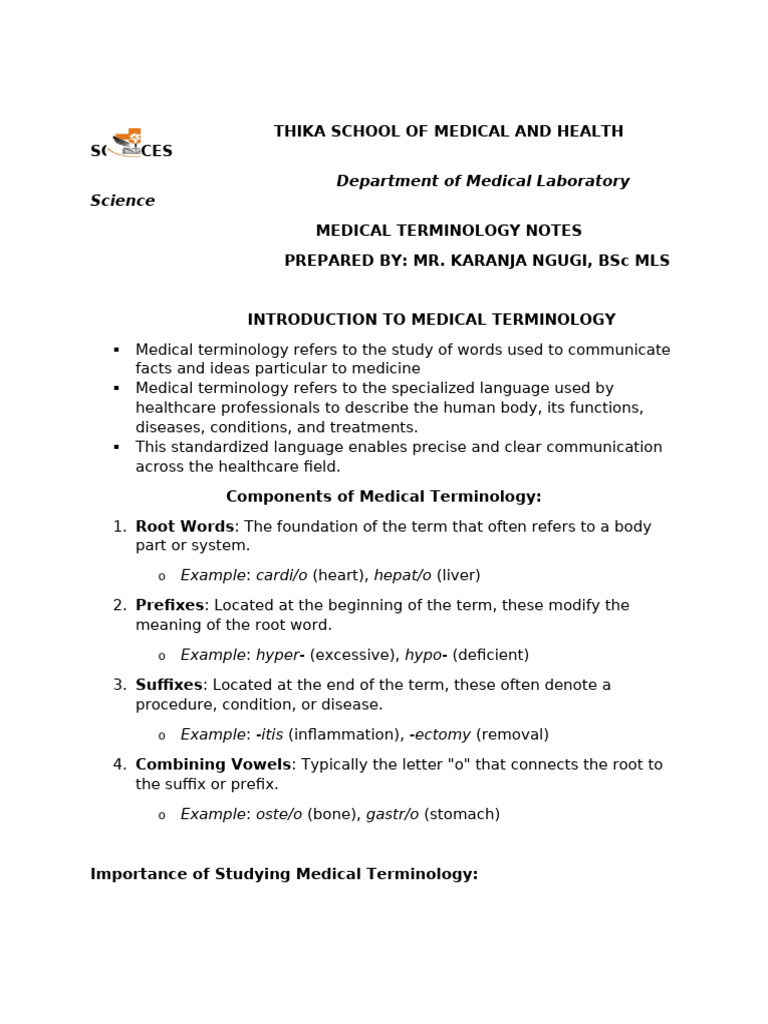 Understanding Medical Terminology | PDF | Blood Pressure | Heart Rate