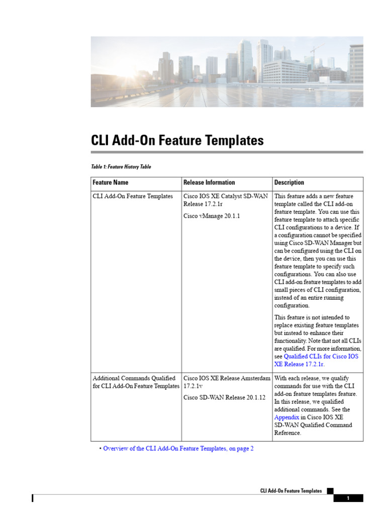 Cli Add On Feature Template | PDF | Command Line Interface | System ...