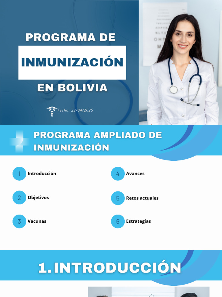 Programa de Inmunización en Bolivia | PDF