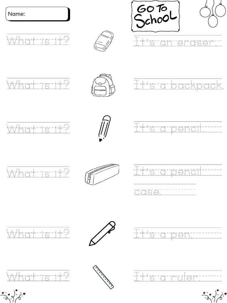 Starters 1 U1-L1 Writing | PDF