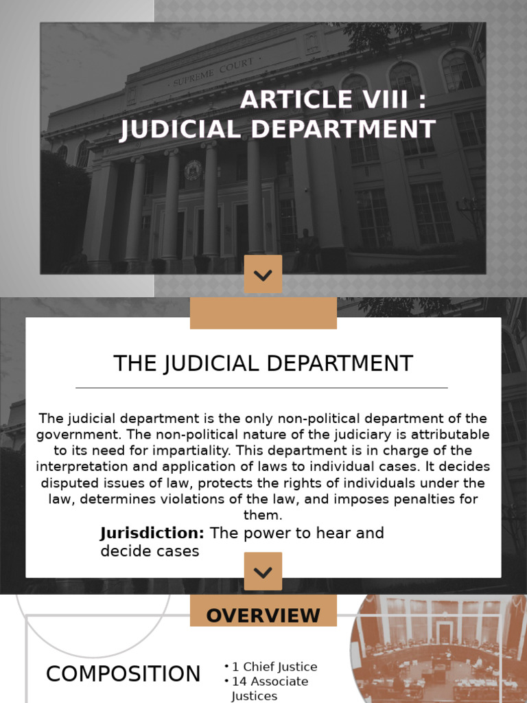 Overview of the Judicial Department | PDF | Supreme Court Of The United ...