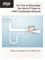 Condensate Drain Sizing Guidelines | PDF | Air Conditioning | Drywall
