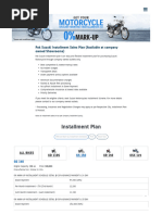 Suzuki Motorcycle Installment Plans 2025 | PDF