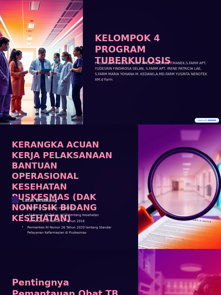 Kelompok 4 Program Tuberkulosis | PDF