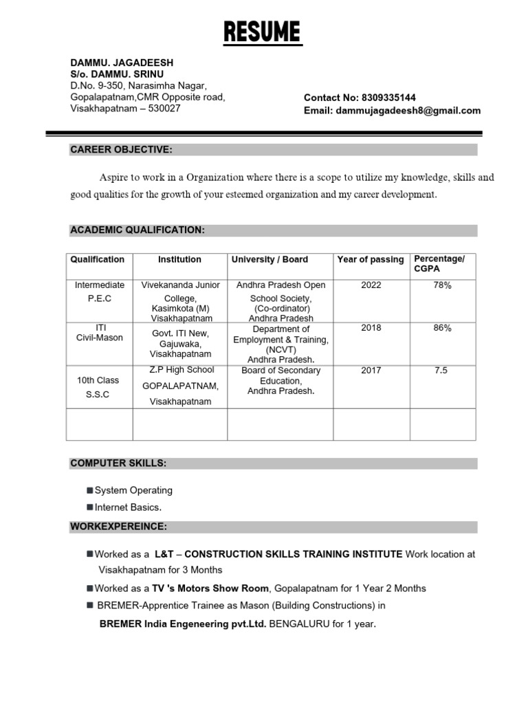 RESUME D ARUN (1) .PDF - 20250729 - 114001 - 0000 | PDF