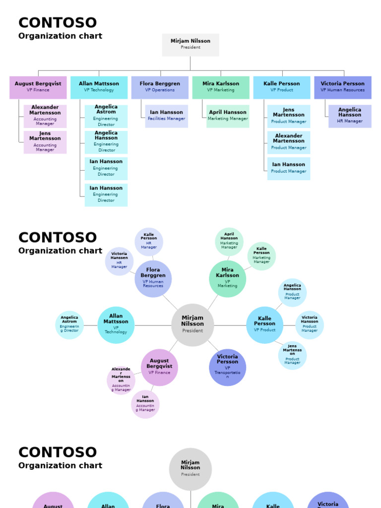 Org Chart Without Photos | PDF