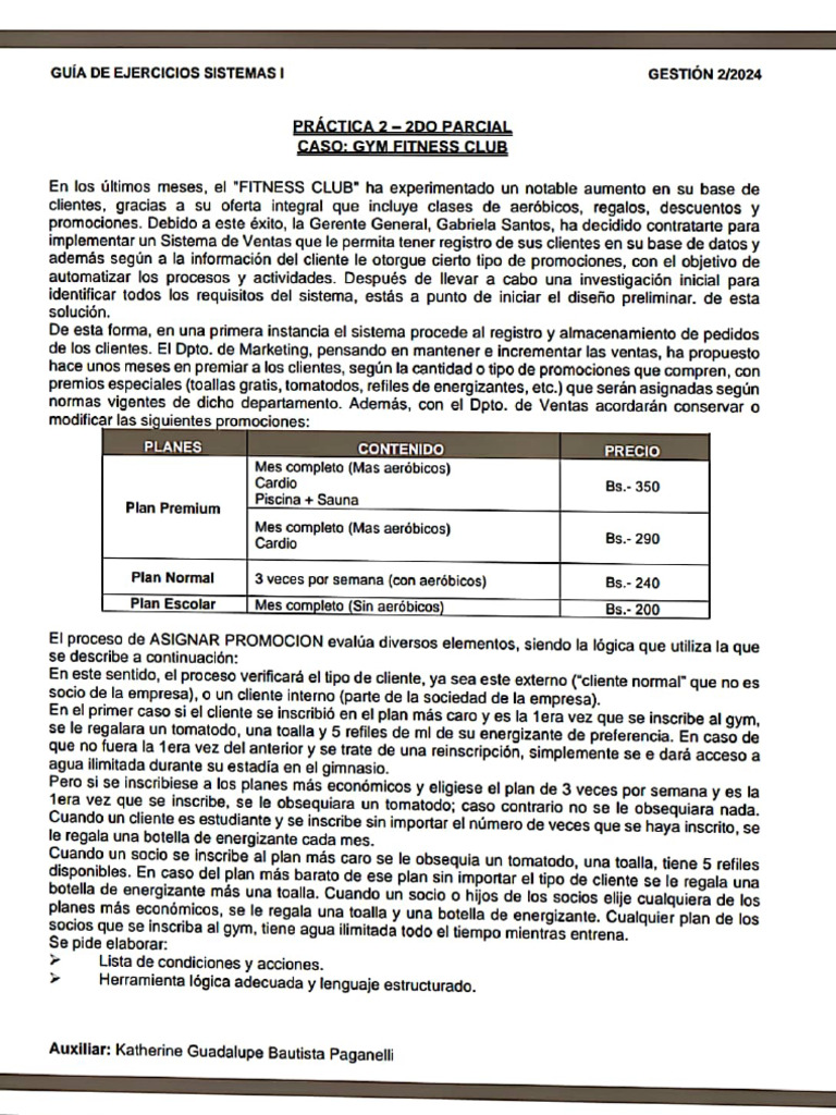 Práctica Aux Ejer2 | PDF