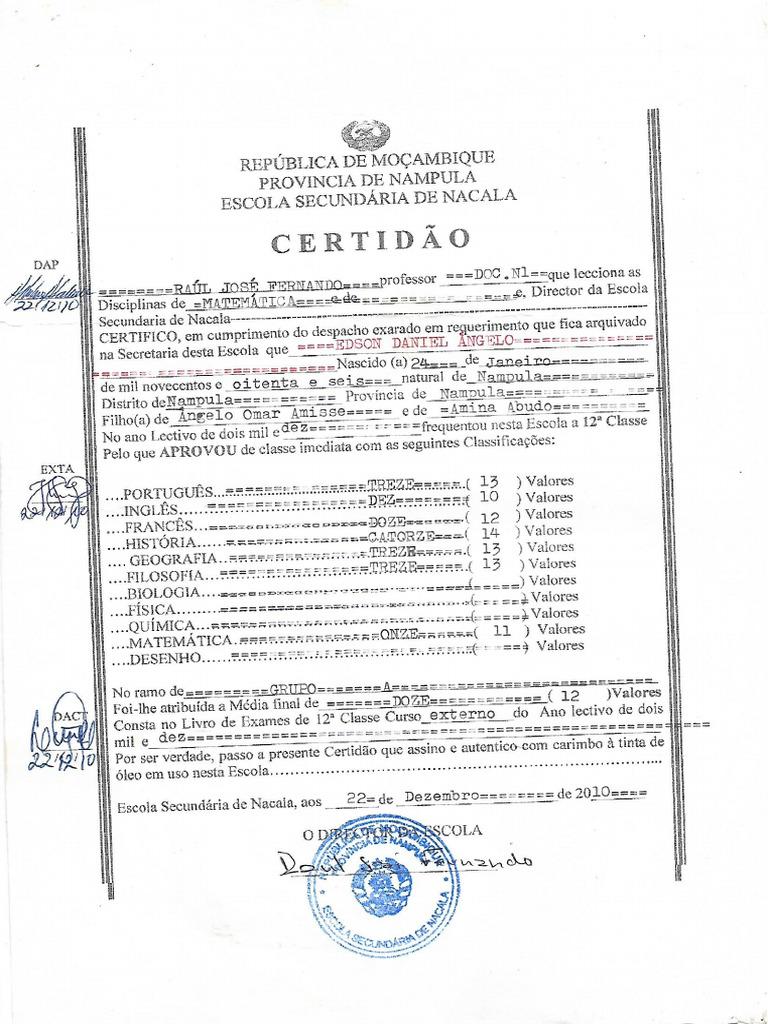 Certicado Edson Angelo | PDF