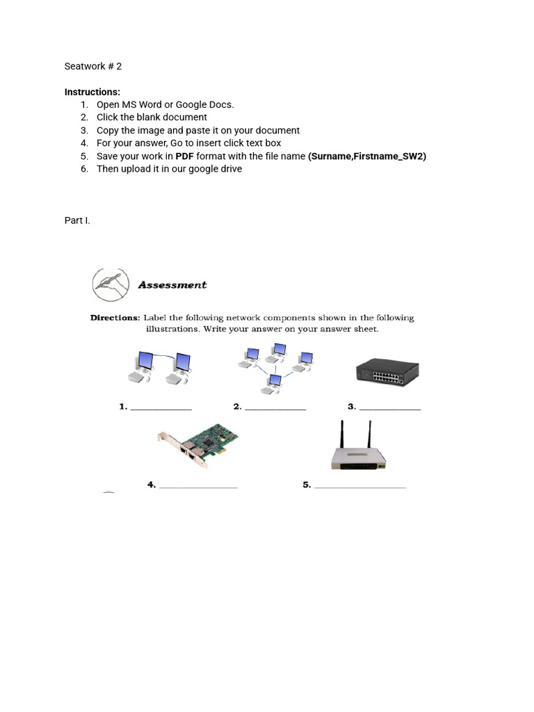 Seatwork # 2-1 | PDF