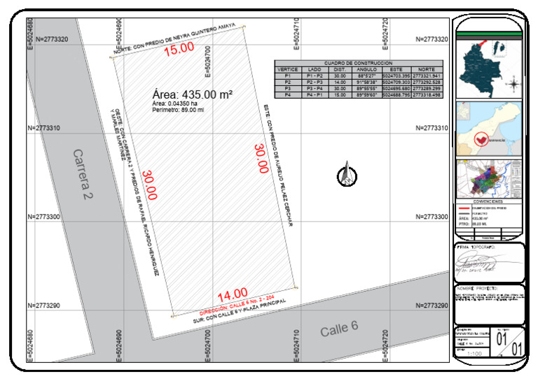 Plano Victor Jose Lebete Perpiñan | PDF